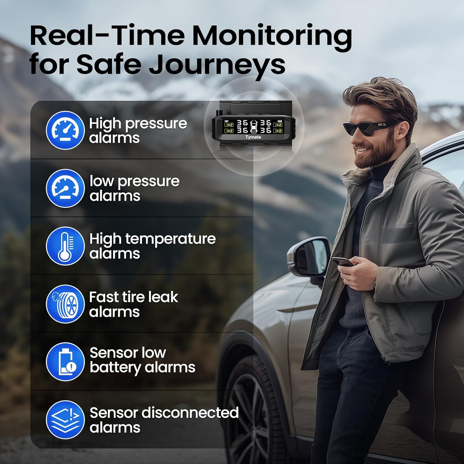 Tymate TM8 Tire Pressure Monitoring System – tymatetpms